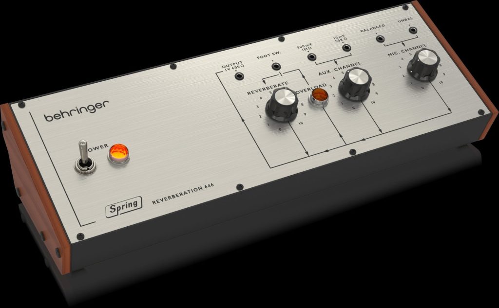 Behringer SPRING REVERBERATION 646 | 伝説のスプリングリバーブ ” Grampian 636 ” をユーロ ...