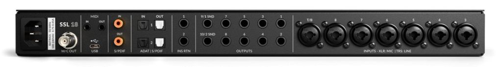 Solid State Logic（SSL） SSL18 | ラックマウント型 32ビット/192kHz対応の26-in / 28-out ...