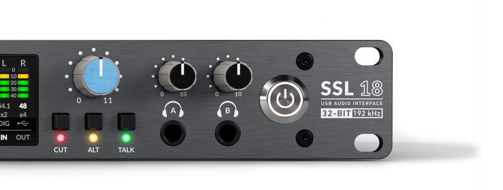 Solid State Logic（SSL） SSL18 | ラックマウント型 32ビット/192kHz対応の26-in / 28-out USB-C オーディオ インターフェイス ...