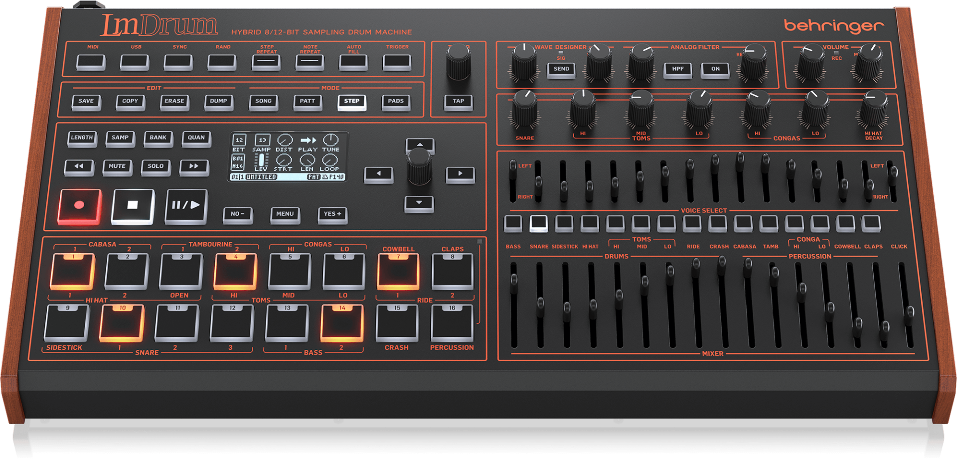 Behringer LM DRUM | 伝説のドラムマシン Linn LM-1 / LinnDrum / 9000のサウンドが復刻 | Digiland（デジランド）