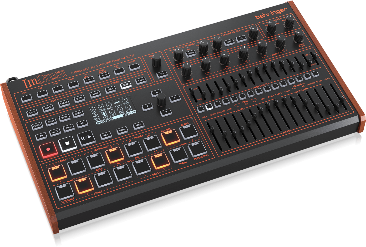 Behringer LM DRUM | 伝説のドラムマシン Linn LM-1 / LinnDrum / 9000のサウンドが復刻 ...