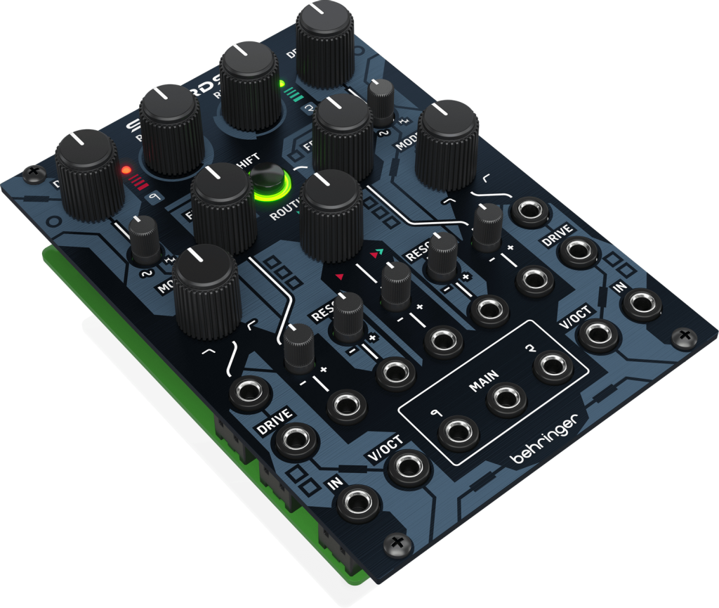 Behringer SWORDS | ユーロラック用デュアルアナログ・マルチモードフィルターモジュール | Digiland（デジランド）