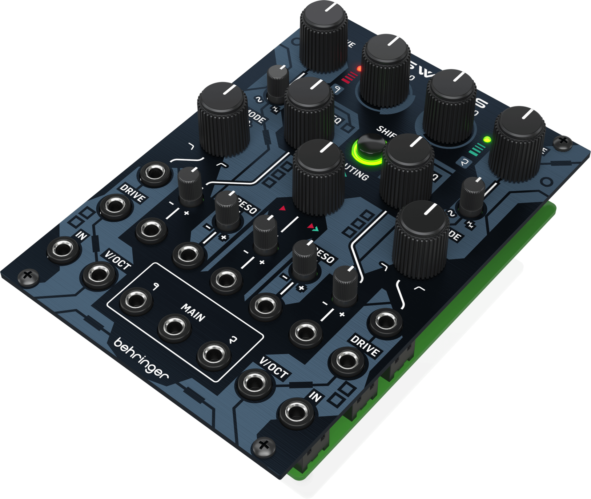 Behringer SWORDS | ユーロラック用デュアルアナログ・マルチモードフィルターモジュール | Digiland（デジランド）