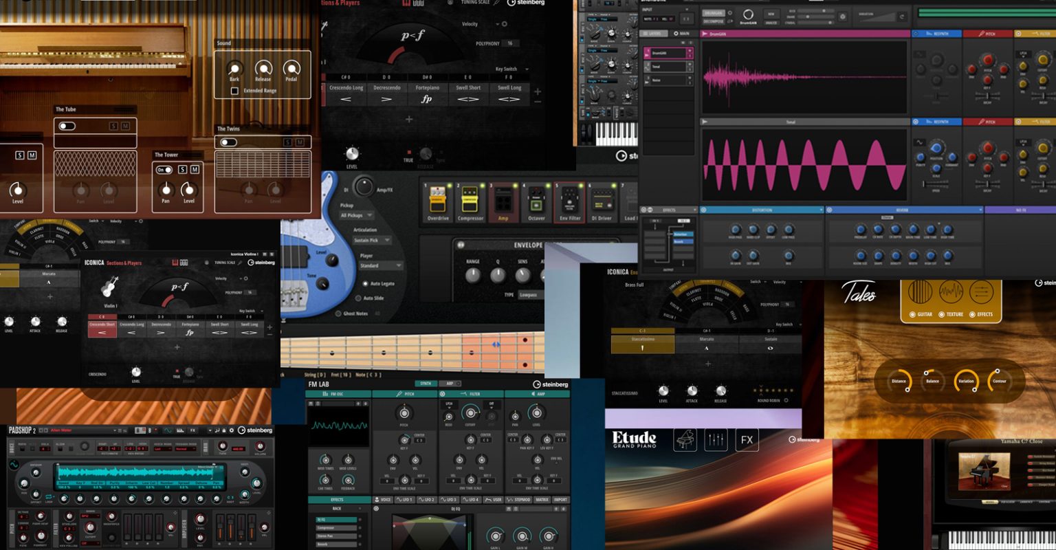 音楽制作を広げる Steinberg ソフトウェア⾳源 各種発売開始 | Digiland（デジランド）
