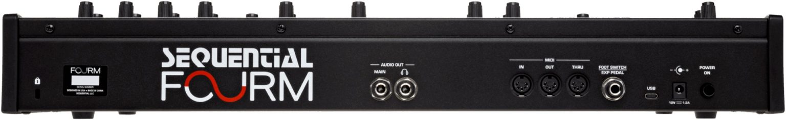 Sequential Fourm | Prophet-5系アナログオシレーター搭載のコンパクトな4ポリ・アナログシンセサイザー | Digiland（デジランド）