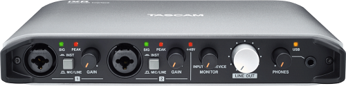 iOS/Mac/Windowsで使えるシンプルなオーディオ / MIDI インターフェイス TASCAM iXR | Digiland（デジランド）