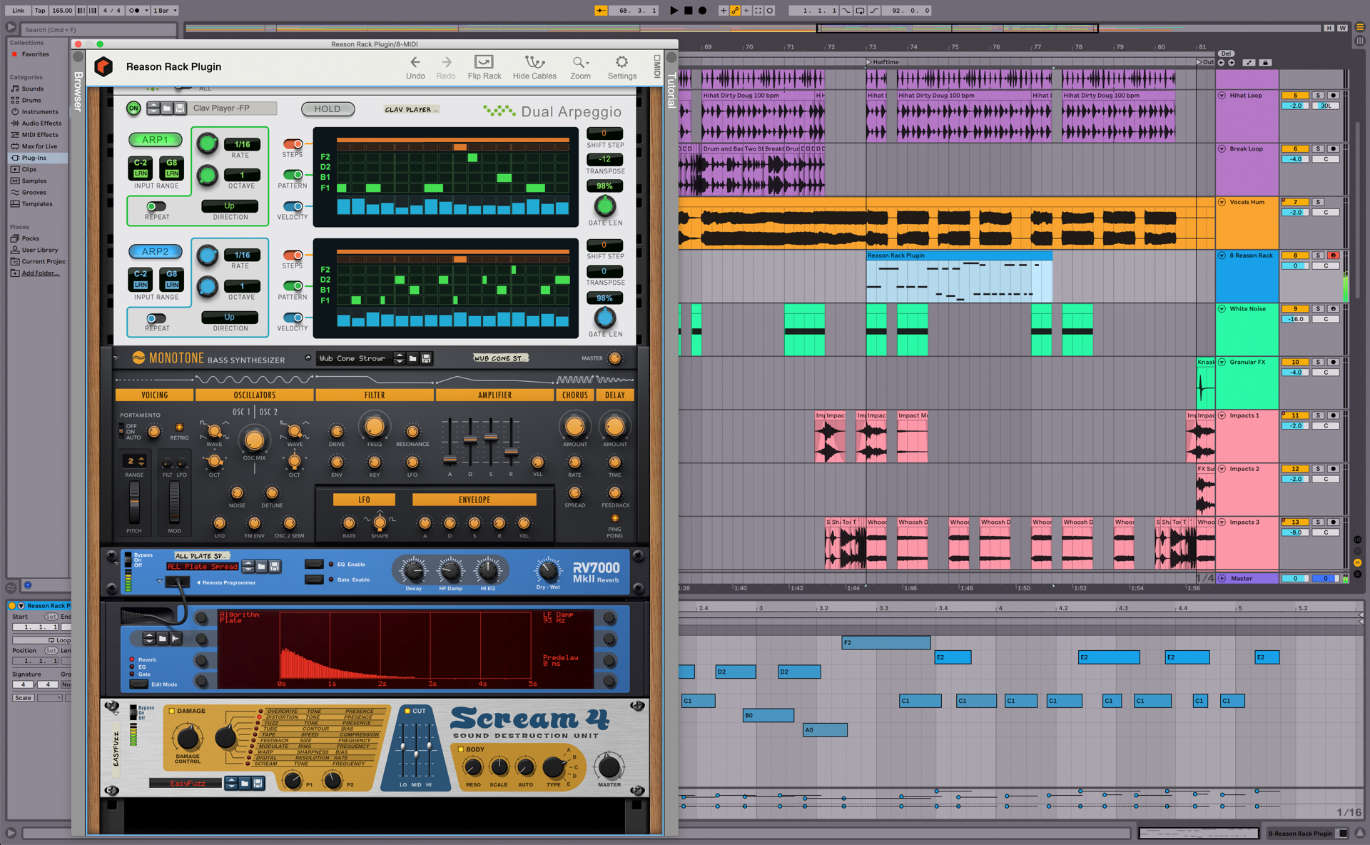 Reason 12 rack plugin ableton screenshot Digiland Reason 12 rack plugin ableton screenshot Digiland