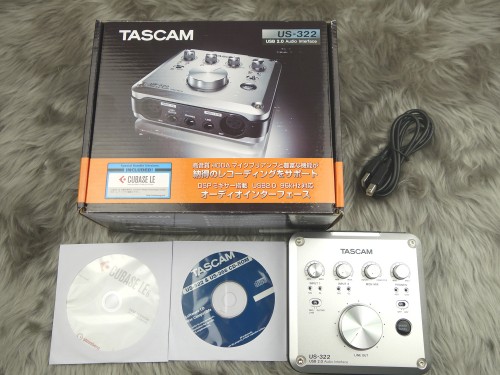 TASCAM「US-322」インストールとSONAR X3での設定方法 | Digiland（デジランド）