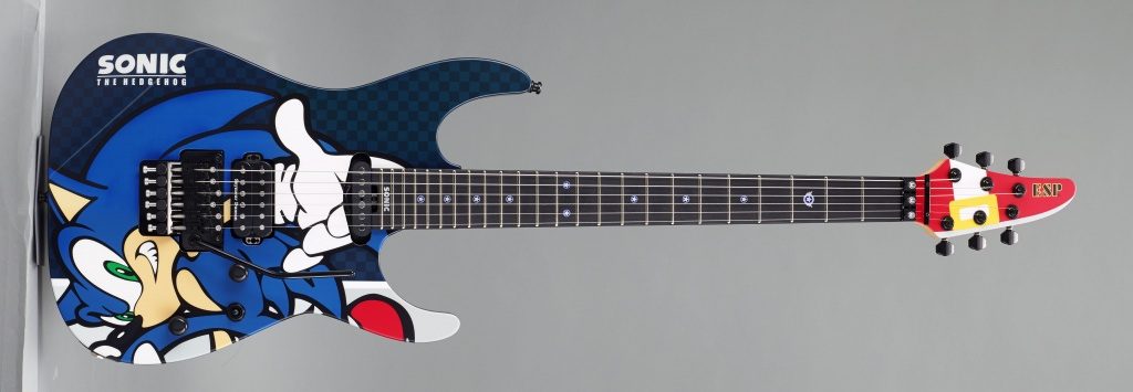 【エレキギター】ESP×SEGA SONIC THE HEDGEHOG GUITAR シリーズ発売 -ギタセレ（Guitar Selection）